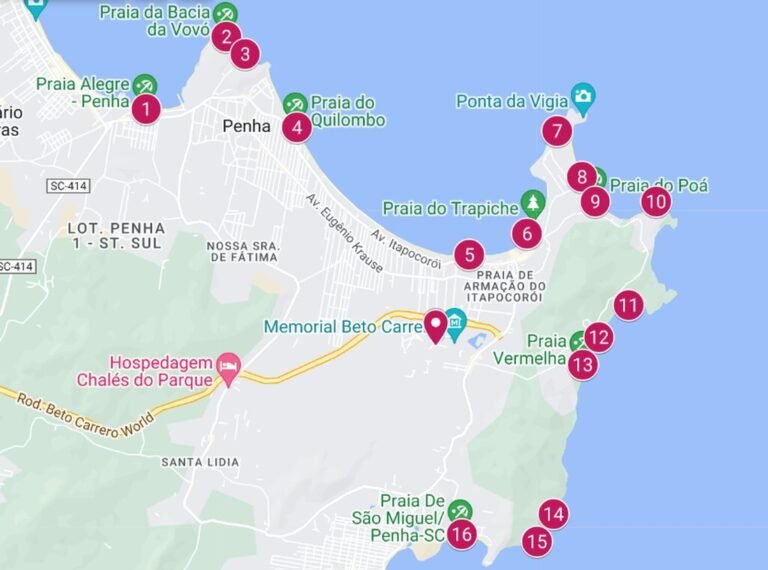19 MELHORES Praias de Penha - SC